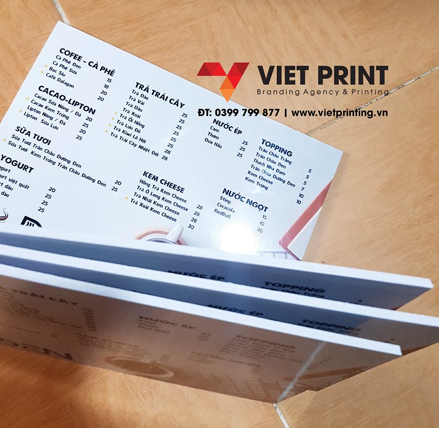 In Menu Biên Hòa Đồng Nai - In Thực Đơn Quán Ăn, Nhà Hàng, Cafe...In ...