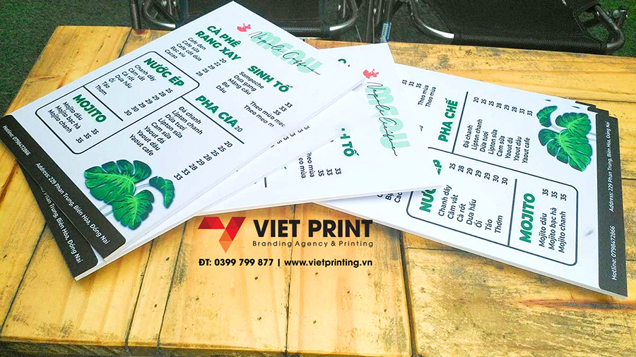 In Menu Biên Hòa Đồng Nai - In Thực Đơn Quán Ăn, Nhà Hàng, Cafe...In ...