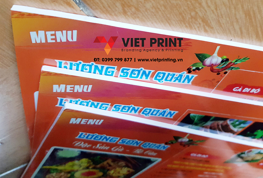 In Menu Biên Hòa Đồng Nai - In Thực Đơn Quán Ăn, Nhà Hàng, Cafe...In ...